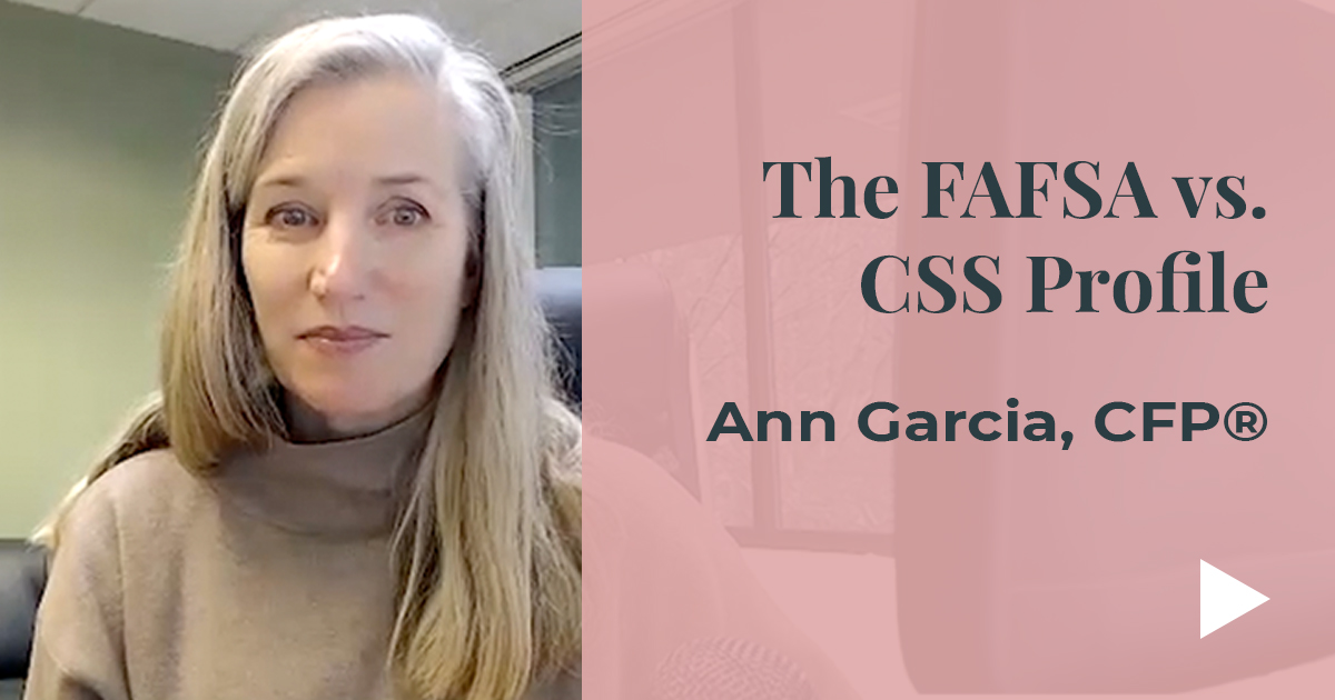 The FAFSA vs. CSS Profile - CollegeWell